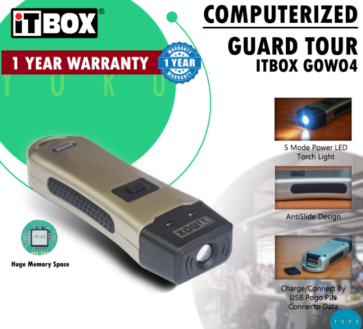 iTBOX GOWO4 Computerized Guard Tour System | Patrol System | RFID ...