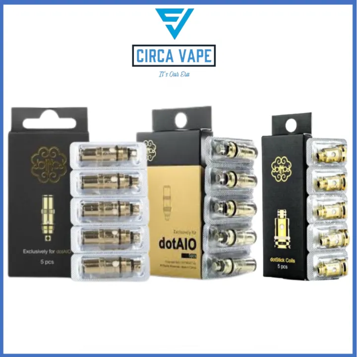 Original Dot AIO Replacement Coils DotMod 0.3Ω 0.7Ω 1.2Ω 1.6Ω DotStick ...