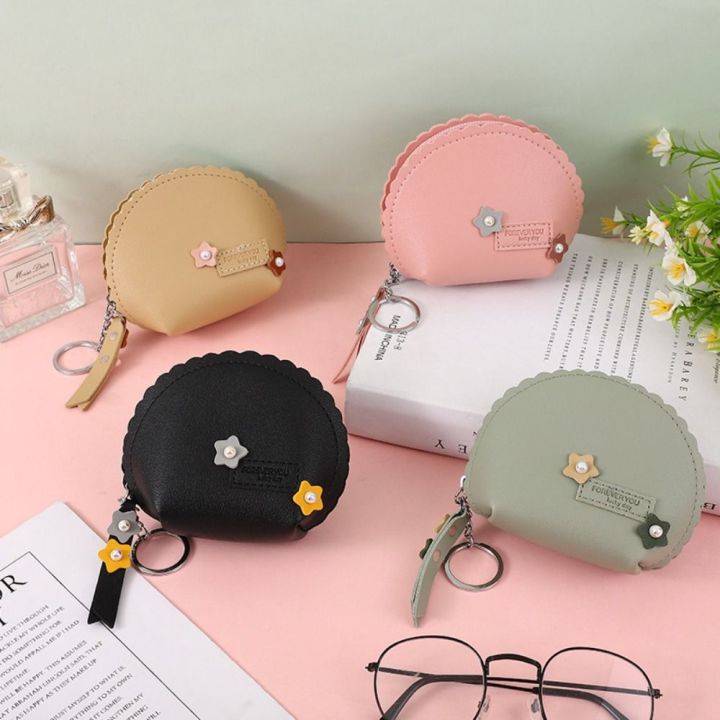 GYYT กระเป๋ารายการขนาดเล็ก กระเป๋าใส่เหรียญรูปดอกไม้ สไตล์เกาหลีแบบ ...