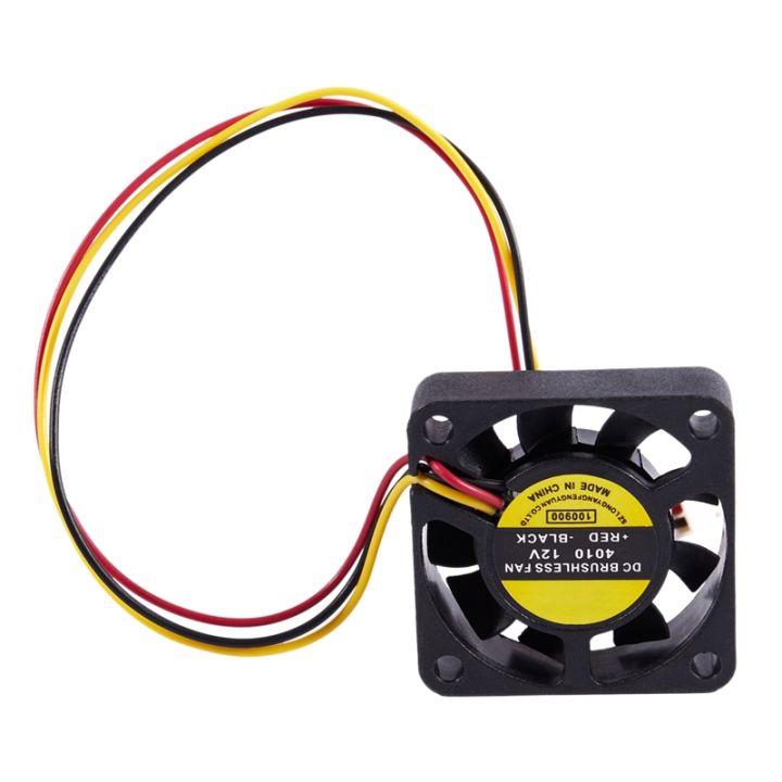 40mm x 40mm x 10mm 3Pin 12V DC Brushless PC Computer Cooling Fan ...