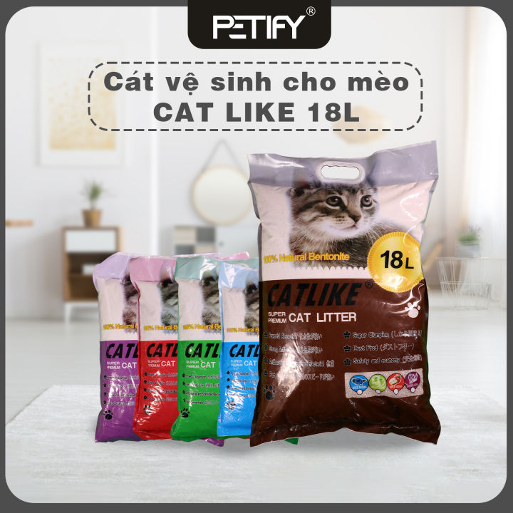 [CHÍNH HÃNG] Cát Vệ Sinh Cho Mèo 18L Cat Litter Cát Mèo Vệ Sinh Catlike ...