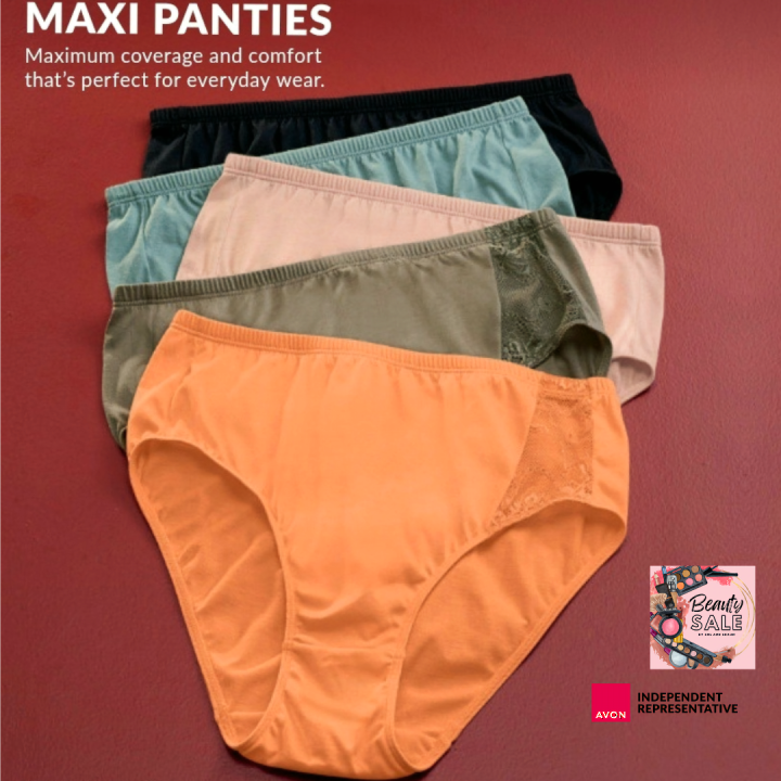 Avon Panty ~ Jennifer 5 In 1 Hi Leg Maxi Panty Pack Lazada Ph