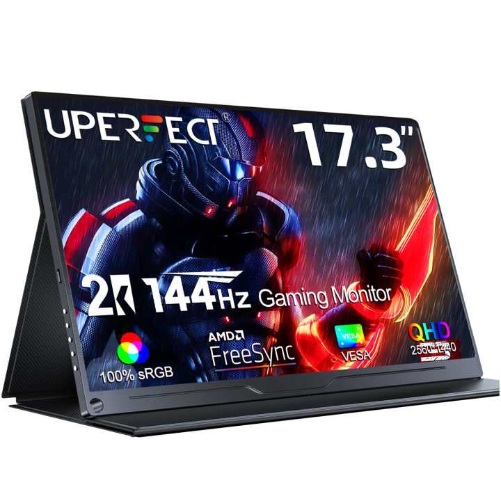 UPERFECT [Local delivery] 17.3'' 2K 144HZ Portable Monitor 2560 x 1440 ...