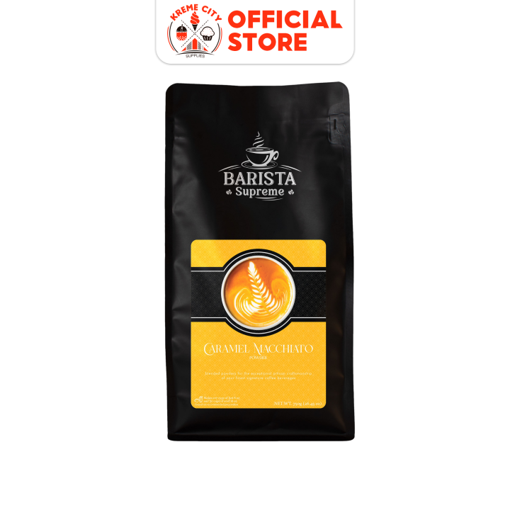 TOP Creamery Barista Supreme Caramel Macchiato Powder Beverage Premix ...