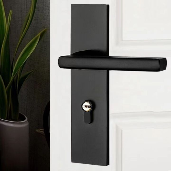 Lever Type Doorknob Lockset / Lever Door Knob Space aluminum High ...