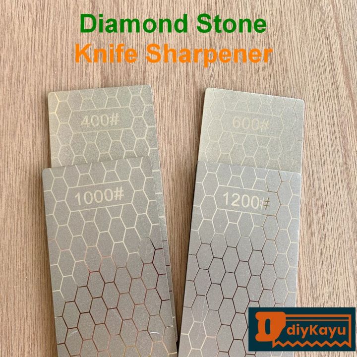 #240 #400 #600 #800 #1000 #1200 Diamond Stone Knife Chisel Planer Blade ...