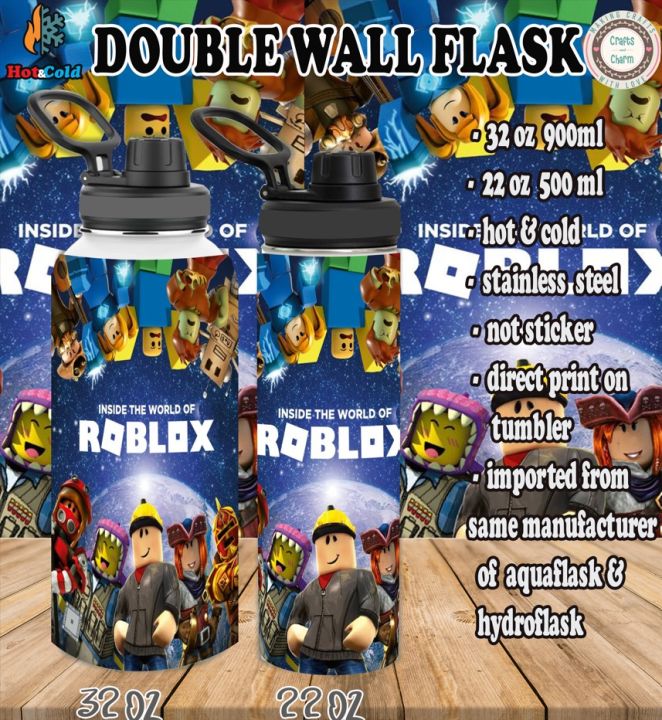 ROBLOX AQUAFLASK STAINLESS STEEL DOUBLE WALL | Lazada PH