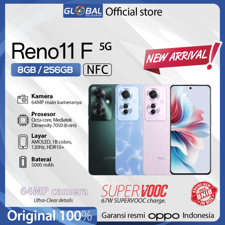 Oppo Reno 11F 5G 8/256GB Garansi Resmi | Lazada Indonesia