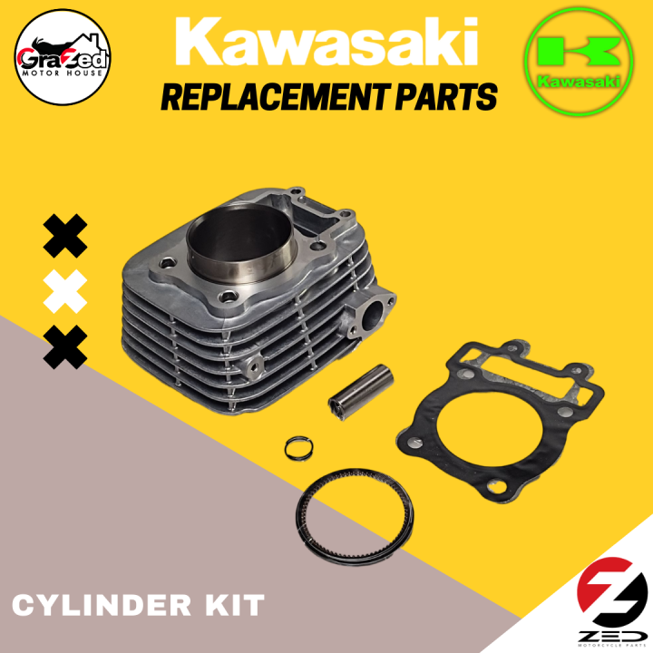 Kawasaki Barako 175 Cylinder Block Set STD 65mm (replacement) | Lazada PH