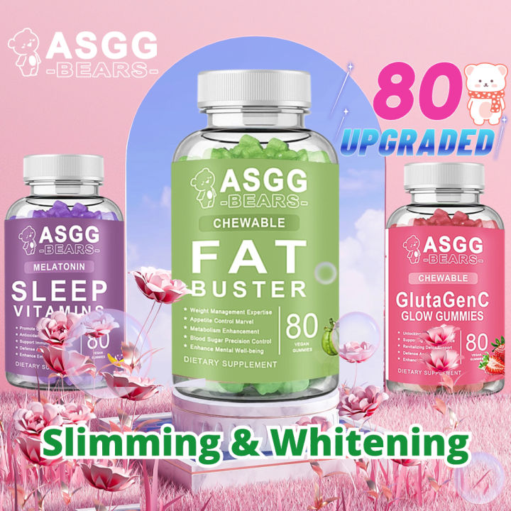 ASGG Glutathione Collagen Health and Beauty Supplements Gummies Vitamin ...