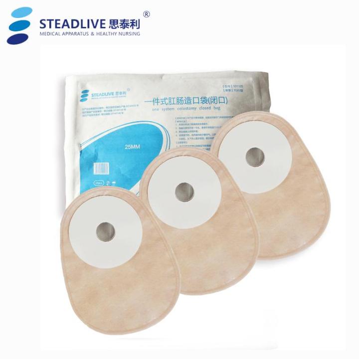 Steadlive 10pcs/box Disposable Colostomy Bag High- Quality Ostomy ...