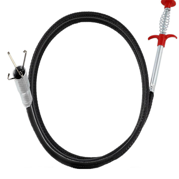 Galuru Reusable Drain Cleaning Tool Pipe Unclogger Tool Flexible Handle ...