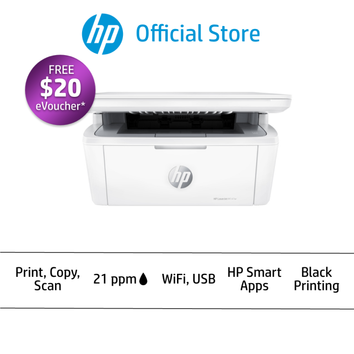 HP LaserJet Pro MFP M141w Printer A4 USB,Wi-Fi Print, Scan and Copy ...