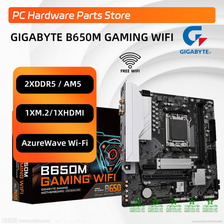 [kkde] Gigabyte B 650M Gaming Wifi Moederbord 2.5G Am 5 Pc Gamer Nieuwe Micro-Atx Amd B650 Ddr5 ...