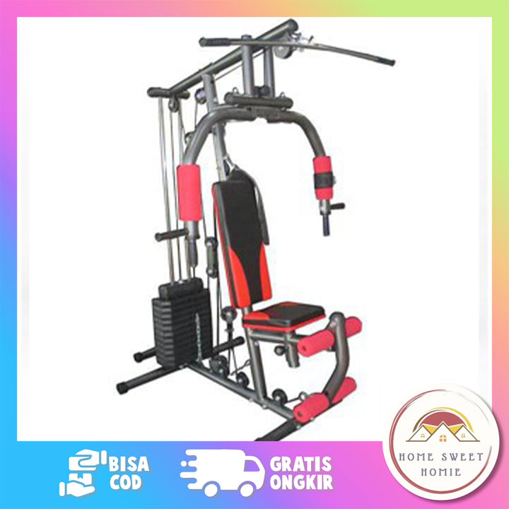 Alat fitness Home gym 1 sisi Alat Gym Multifungsi Homegym 1 sisi Alat ...