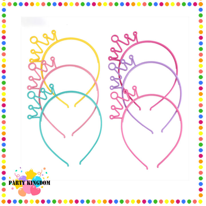 Party Kingdom Crown Plastic Headband Headress Birthday | Lazada PH