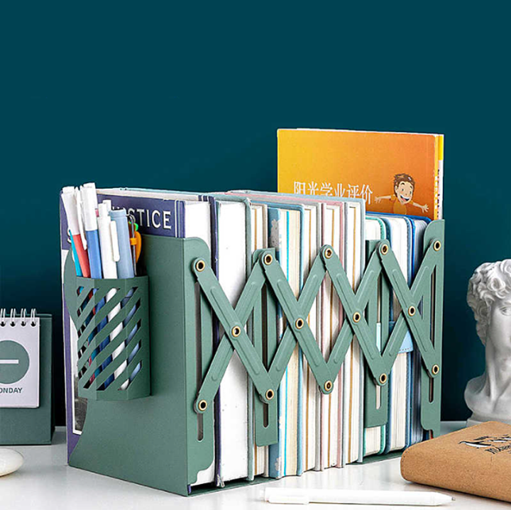 Adjustable Bookend Book Holder Retractable Book Stand Multi ...