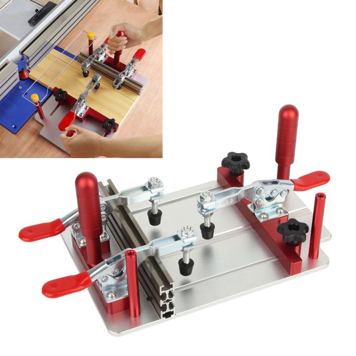 Router Table Coping Sled Rail Coping Sled Safety Clamp อลูมิเนียมอัล ...