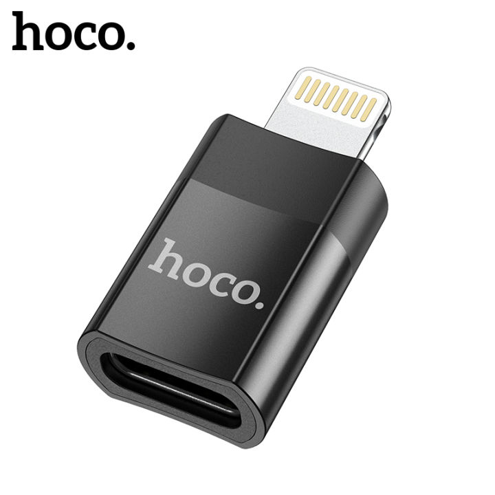 HOCO 100% Original UA17 OTG Adapter Converter ios Male to Type-C female ...