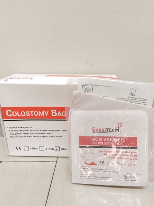 SURGITECH COLOSTOMY BAG | Lazada PH