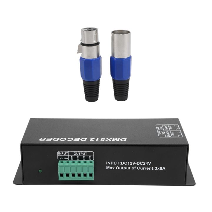 (HOBY) High Power Dmx LED Controller LED DMX 512 Decoder Dimmer Driver ...