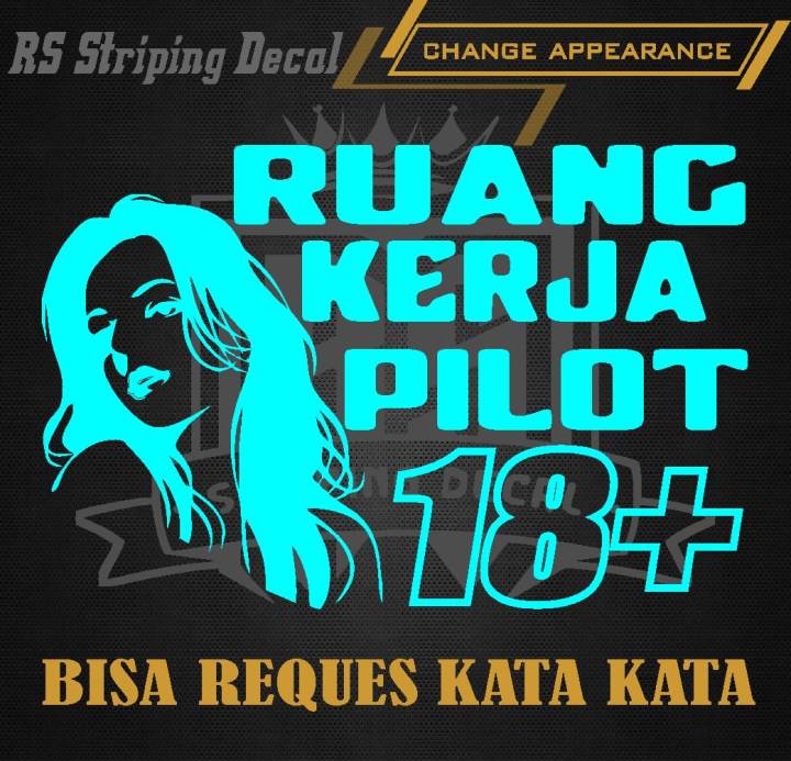STICKER RUANG KERJA PLTCUSTOM CUTTING KATA BODY MOBIL TRUCK/PICK UP/L300 JZ | Lazada Indonesia