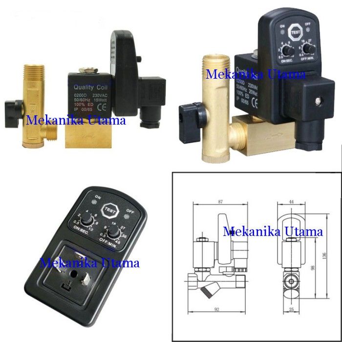 SOLENOID TIMER AUTODRAIN VALVE | Lazada Indonesia