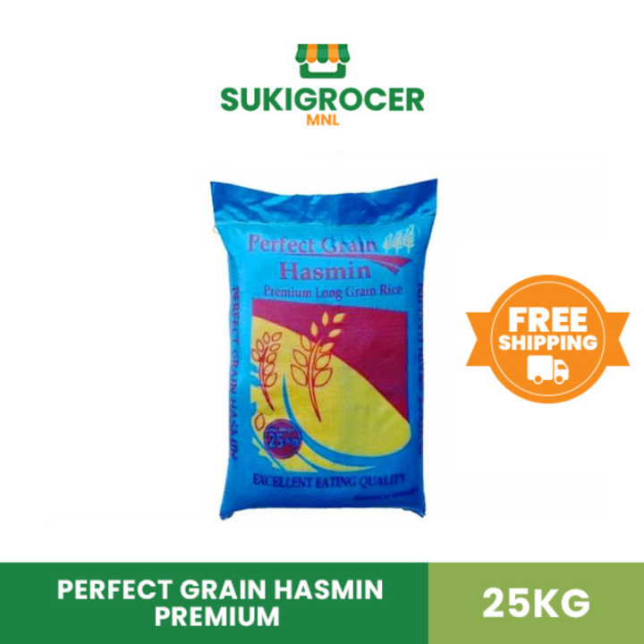 Perfect Grain Hasmin Premium Long Grain Rice 25kg | Lazada PH