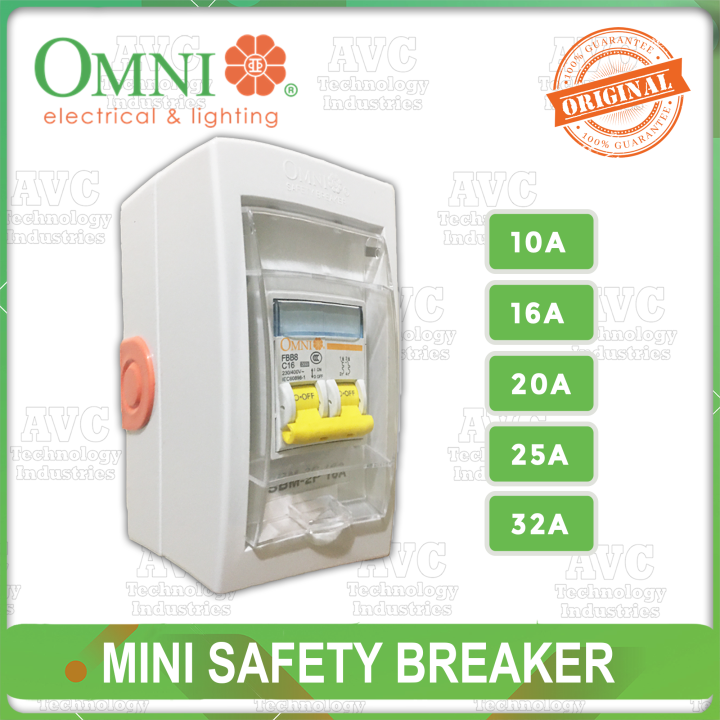 OMNI Mini Safety Breaker without socket with socket | Lazada PH