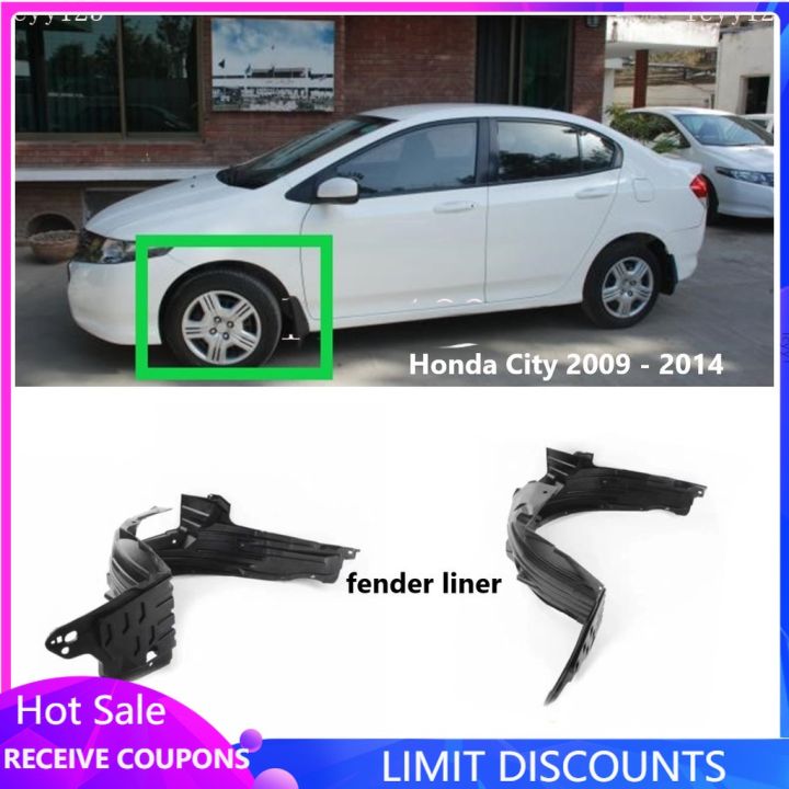 a pair fender liner for Honda City TMO (2009 2010 2011 2012 2013 2014 ...