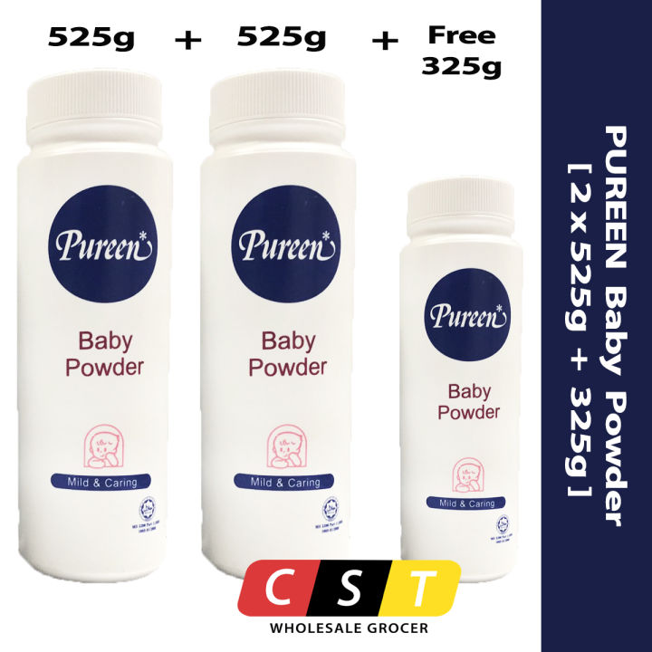 PUREEN Baby Powder 2x525g + 325g | Lazada