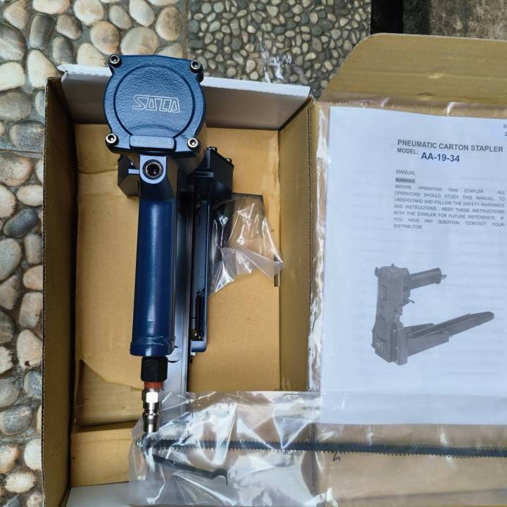 เครื่องเย็บกล่อง แบบใช้ลม ยี่ห้อ SACA Pneumatic Carton Stapler รุ่น ...