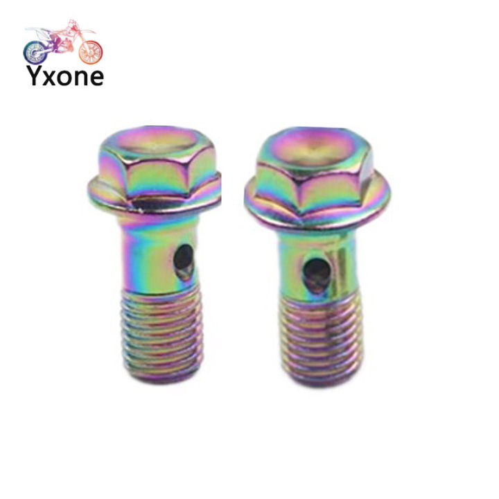 MOTORCYCLE CALIPER BRAKE MASTER TITANIUM BOLTS | Lazada PH