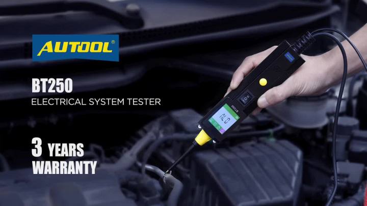 AUTOOL BT250 Circuit Tester Powerscan 6-30V Automative Power Probe Kit ...