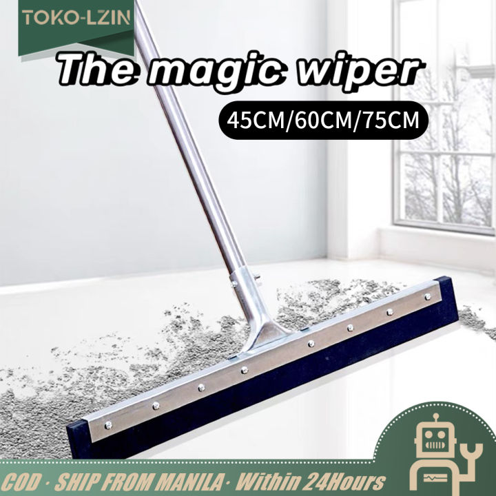 Window Wiper Telescopic Rod Scrape The Ground Window Cleaner Water ...