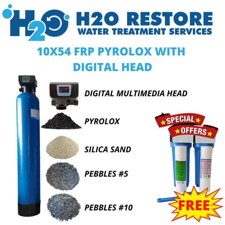 FRP Pyrolox Digital Head Water Filtration System 10 x 54. | Lazada PH