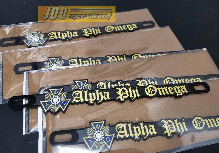 Alpha Phi Omega Car Plate badge | Lazada PH