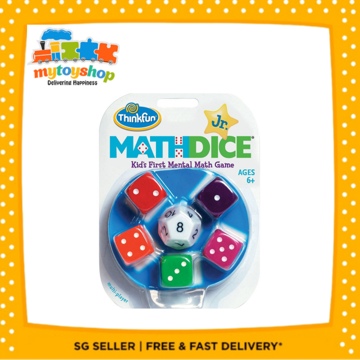 ThinkFun Math Dice Junior | Lazada Singapore