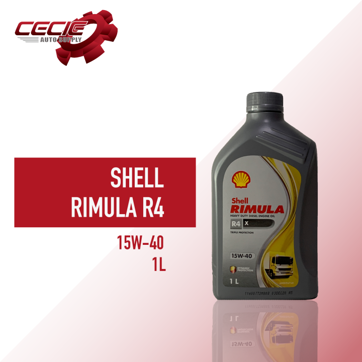 Shell Rimula R4 Heavy Duty Diesel Engine Oil 15W-40 1L | Lazada PH