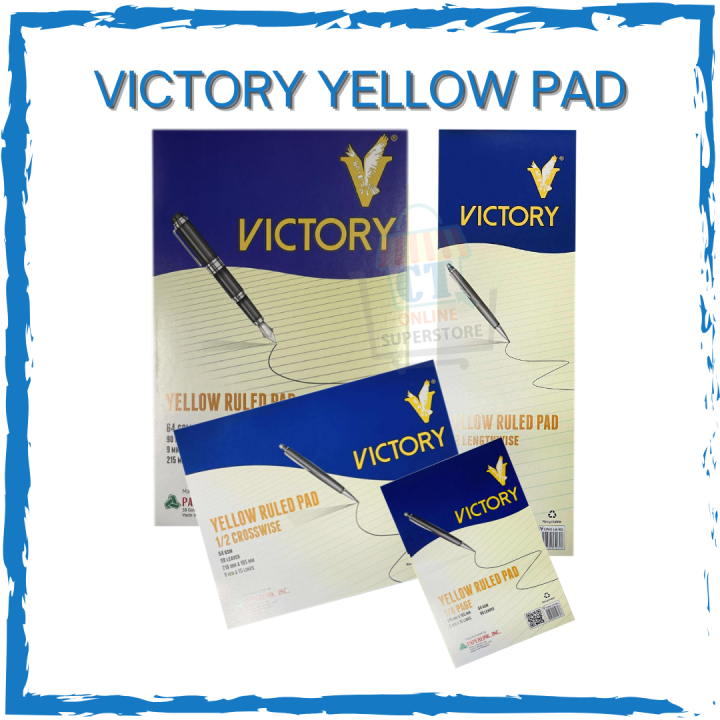 Victory Yellow Pad 80leaves | Lazada PH