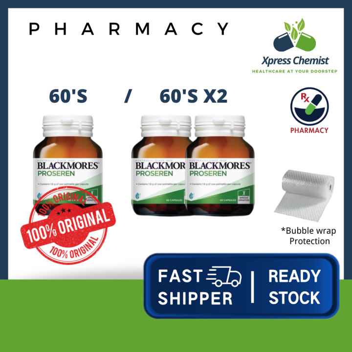 BLACKMORES PROSEREN FOR MEN (SAW PALMETTO) (60'S | 2 X 60'S) EXP 04/ ...