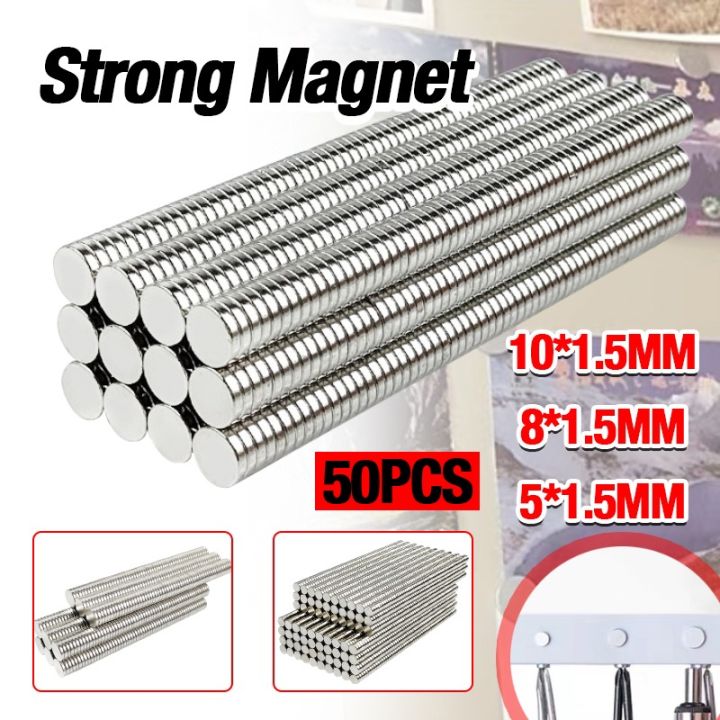 50pcs N35 Small Magnets/Strong Round Disc Neodymium Magnets/Button ...