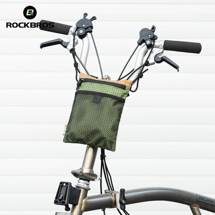 ROCKBROS Folding Bike Simple Storage Bag Electric Scooter Handlebar ...