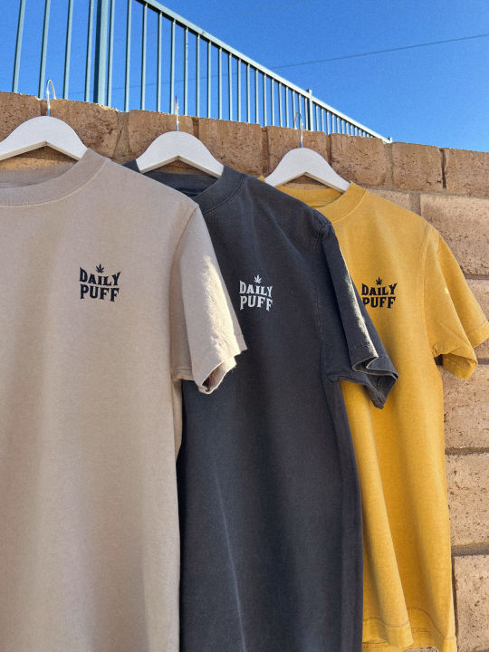 DAILY PUFF PREMIUM VINTAGE SHIRT | OG LOGO | 7.5oz 100% US COTTON ...