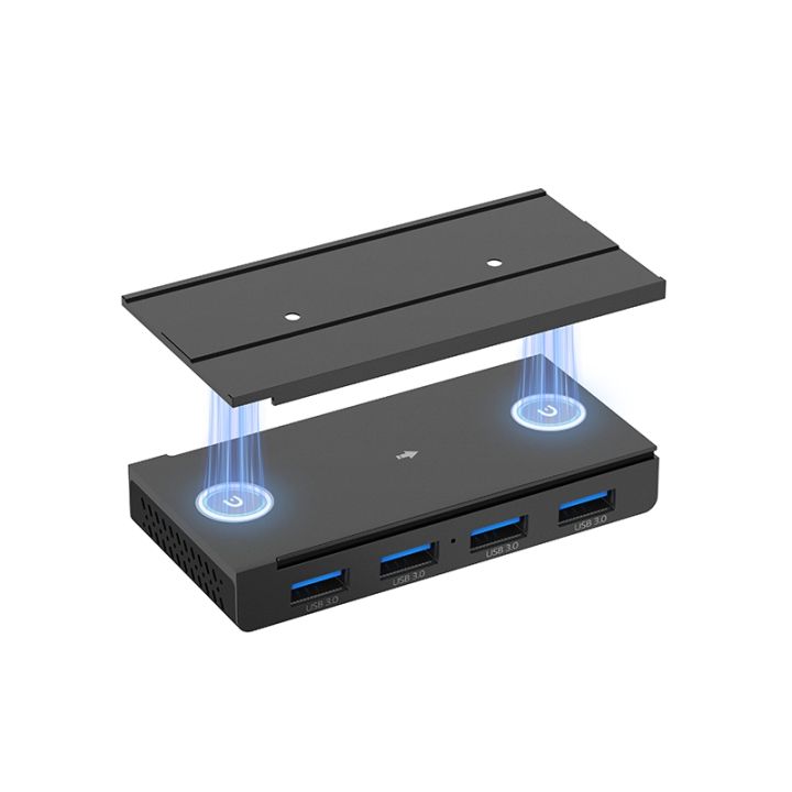 USB C Hub USB 4 Ports Extender rail Detachable Docking Station Supports ...