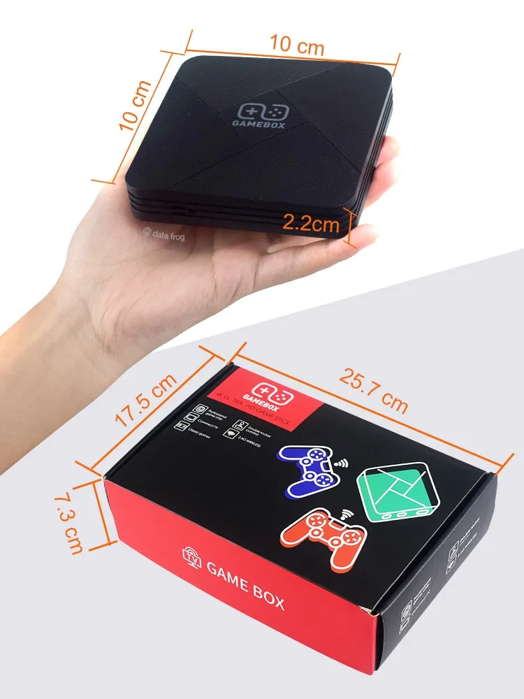 Android TV box + GAME BOX G5 2in1 4K HD Game Console 10000 Retro ...
