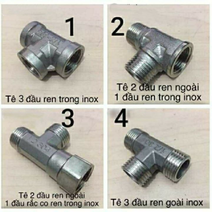 Tê Inox Ren Trong, Răng Ngoài 15, 21, 1/2 | Lazada.vn
