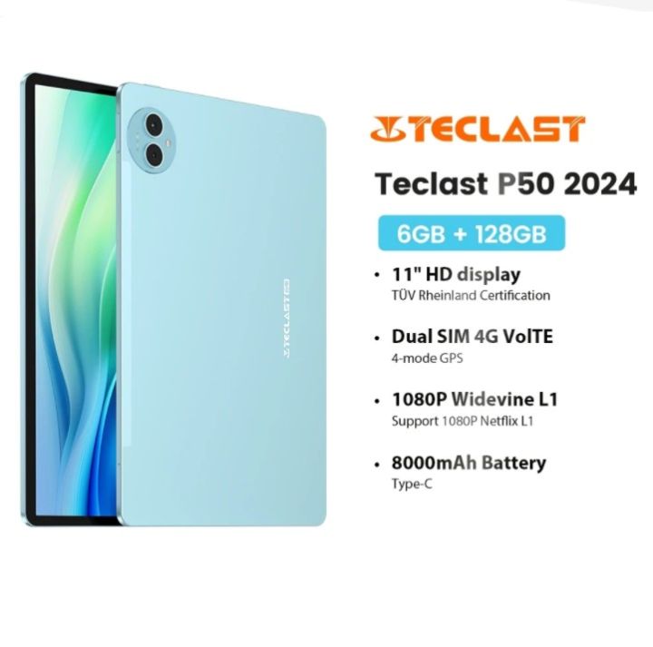 Teclast P50 Android 14 Tablets 11" Display 6GB RAM 128GB ROM Unisoc ...