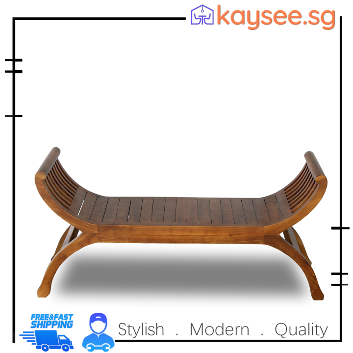 kaysee| Ready Stock| Kayu Jati| Mari Teak Yuyu Seater Chair - L/S ...