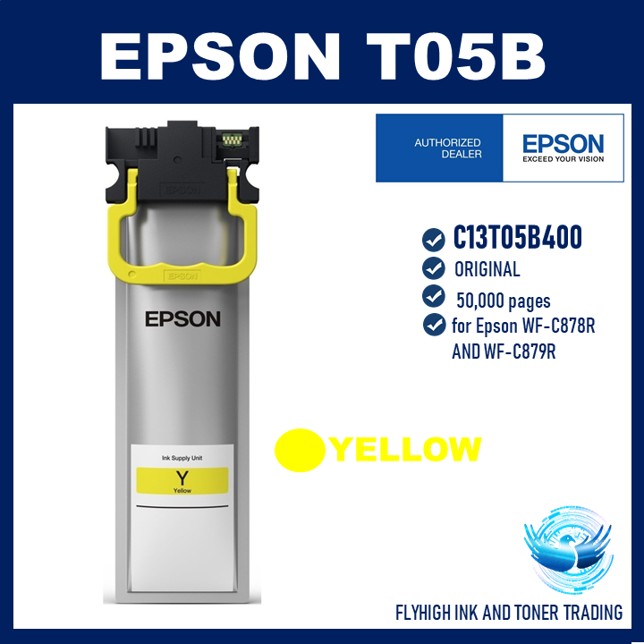 EPSON T05B Yellow Pro Pigment Ink High Capacity Original for EPSON WF ...